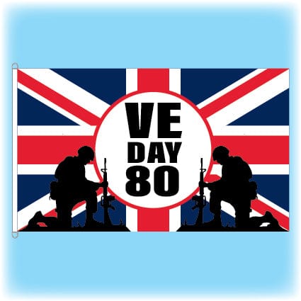 VE Day 80 Flag - Design 2 – Flags and Flagpoles