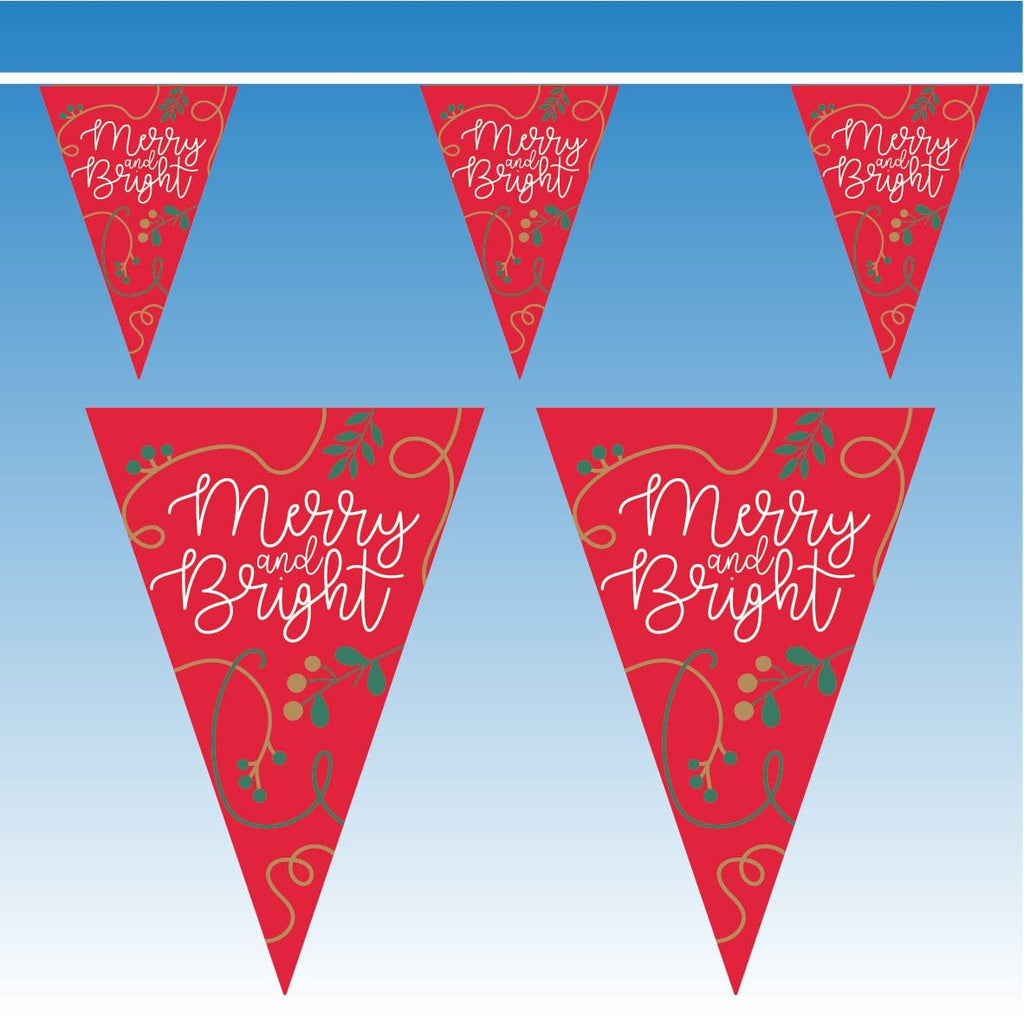 Christmas Bunting – Flags and Flagpoles