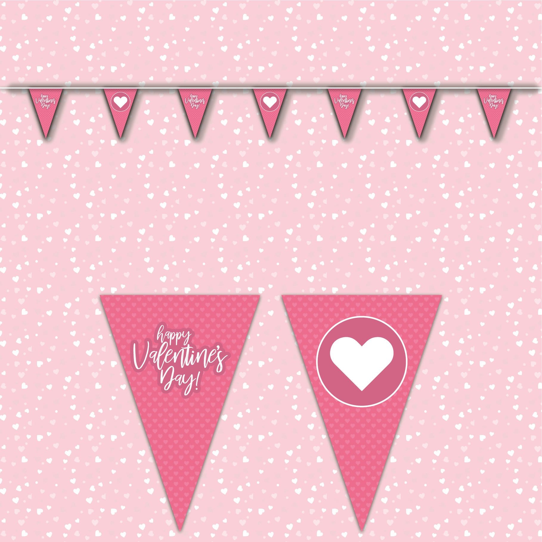Valentines Day Flags