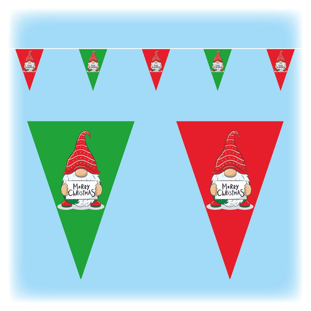 Christmas Bunting – Flags and Flagpoles
