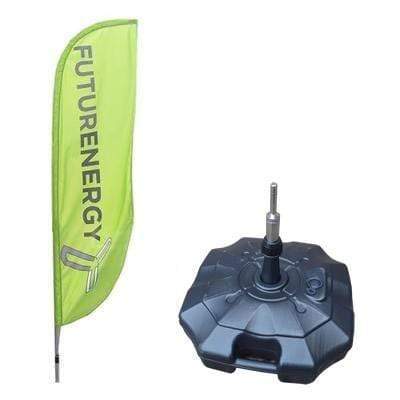 Small Feather Flag with 32 litre water fillable base – Flags and Flagpoles