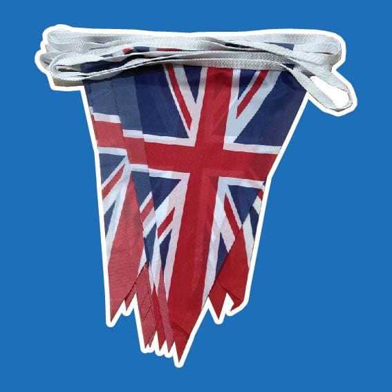 King Charles III Coronation Bunting – Flags and Flagpoles